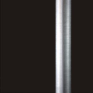 Round-Bar Door-Pull Handles - Brushed Stainless Steel